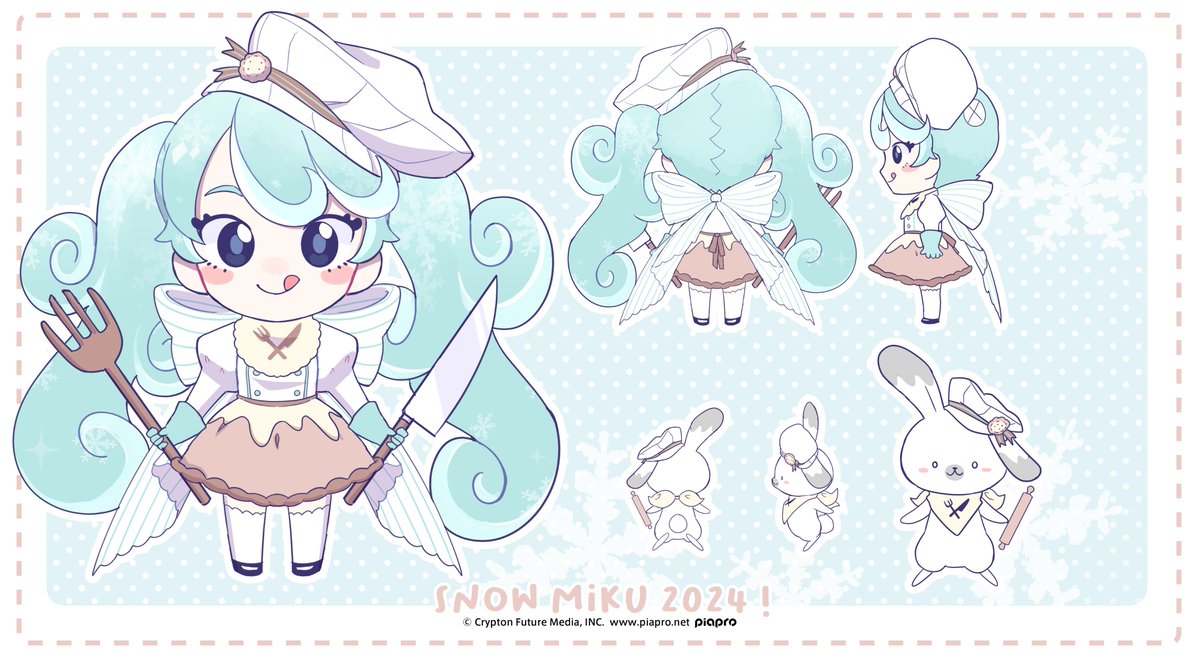 Sakka on Twitter: "RT @nemu_etoile: Winter gourmet !! ️🍽️ My take on #SNOWMIKU2024 !! You can ...