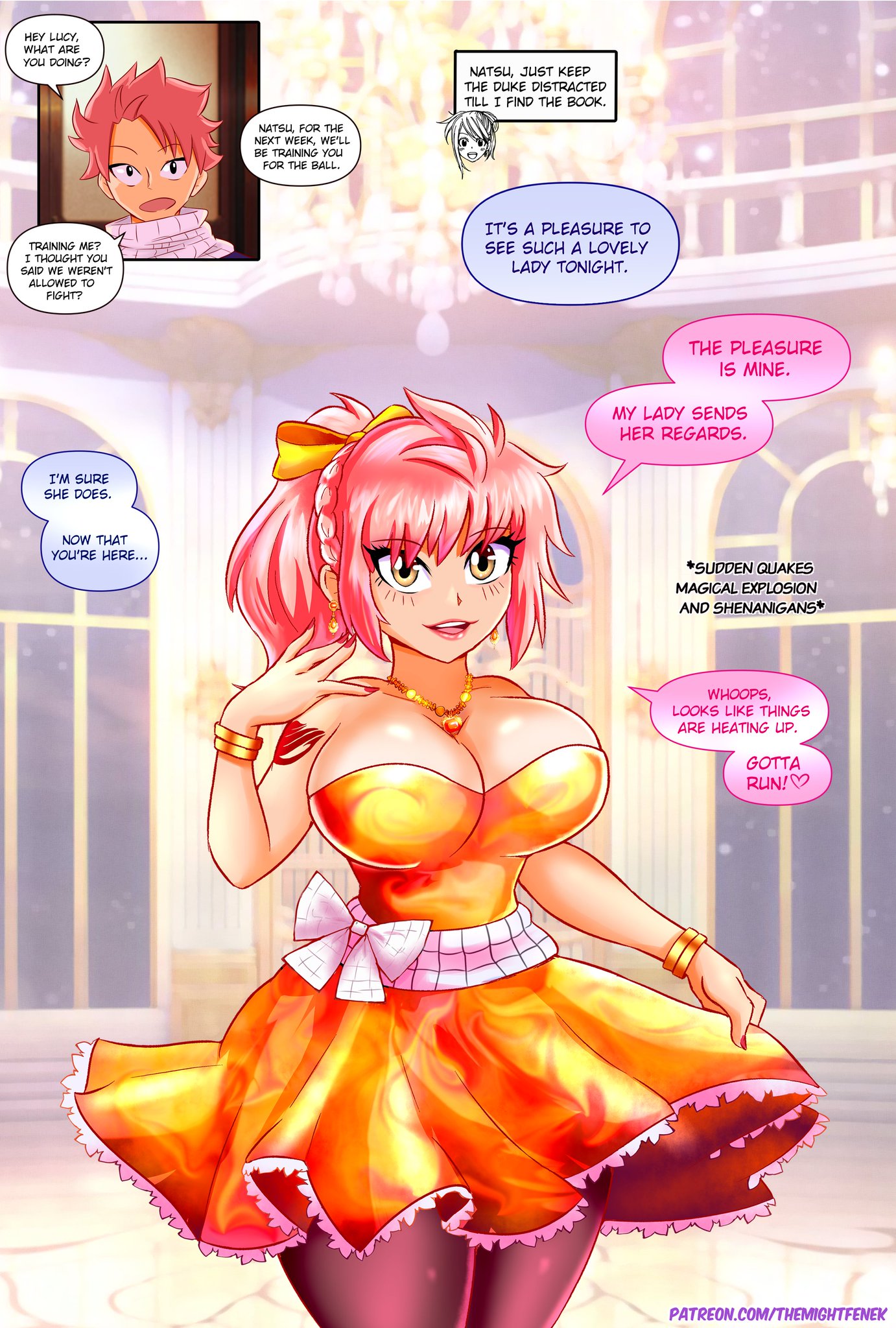 TMF on Twitter: "Natsu got a makeover #tf #tg #tftg Uncensored stuff and earlier access on ...