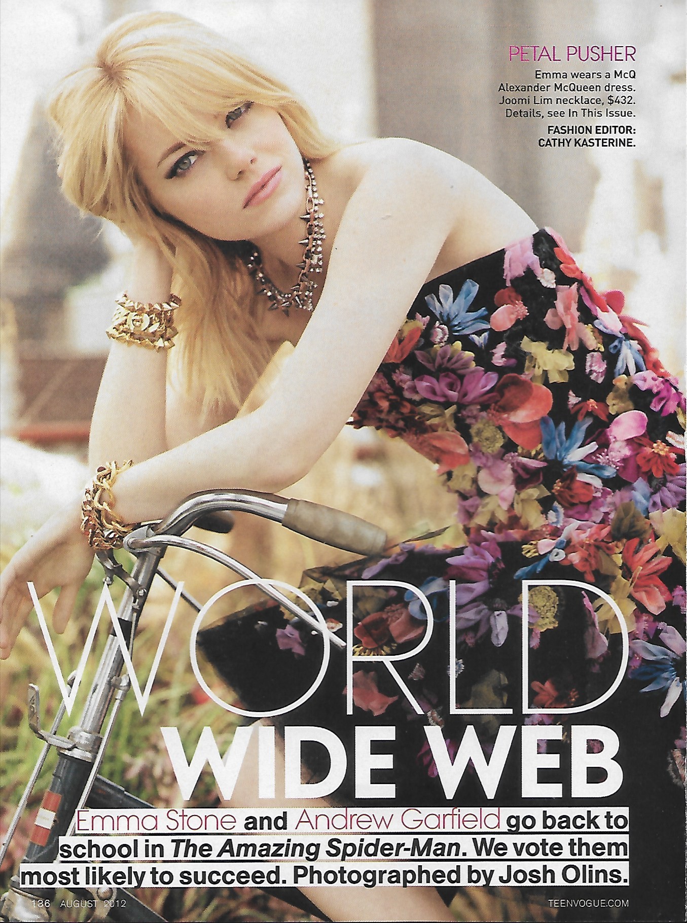 Emma Stone Teen Vogue Photoshoot