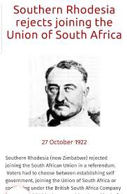 Zimbabwe Historical Facts on Twitter: "A referendum on the status of ...