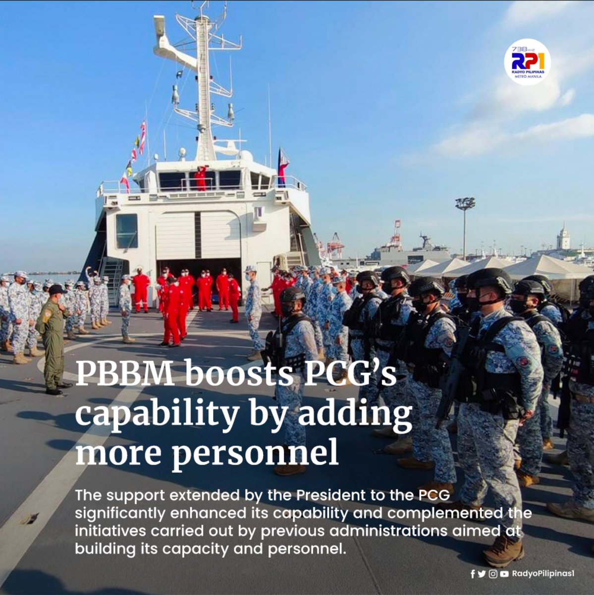 Philippine Coast Guard on Twitter: "RT @radyopilipinas1: The Philippine Coast Guard (PCG) on ...