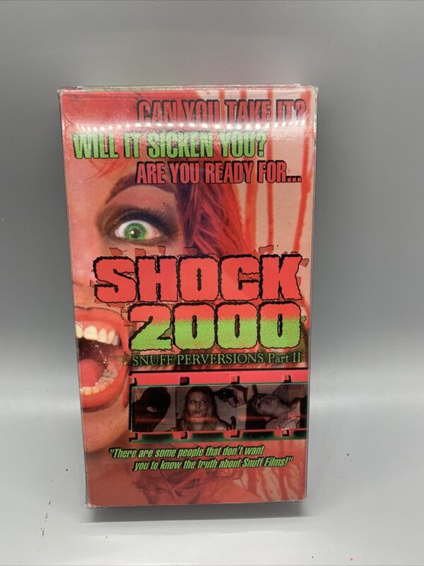 I Want My VHS on Twitter: "SHOCK 2000 VHS Snuff Perversions Part II HTF RARE Video Outlaws https ...