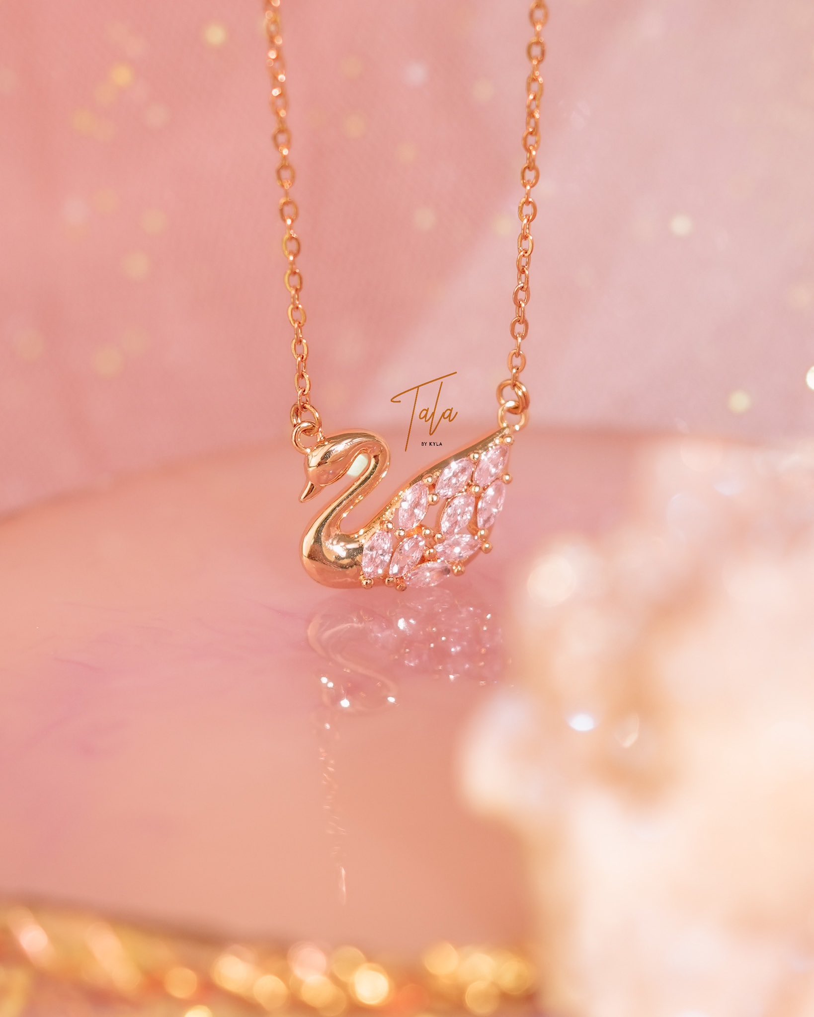 Tala by Kyla on X True Beauty Swan Necklace https t M2085TTxK6 X