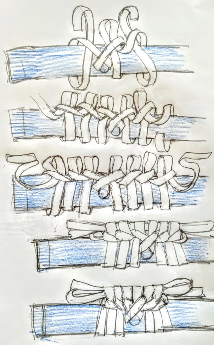 CDB＠初書籍発売中！ on Twitter: "RT @sim_kyrm: これは刀の下げ緒の結び方の一つで、「浪人結び」と言われてるものです。正式ではなく略式の結び方ですが、正式のほうが ...