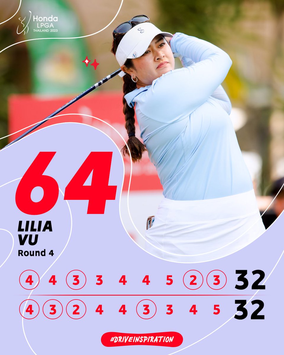 Honda LPGA Thailand on Twitter: "Nerves of steel 💪. Lilia Vu's faultless 64 wins her a maiden ...