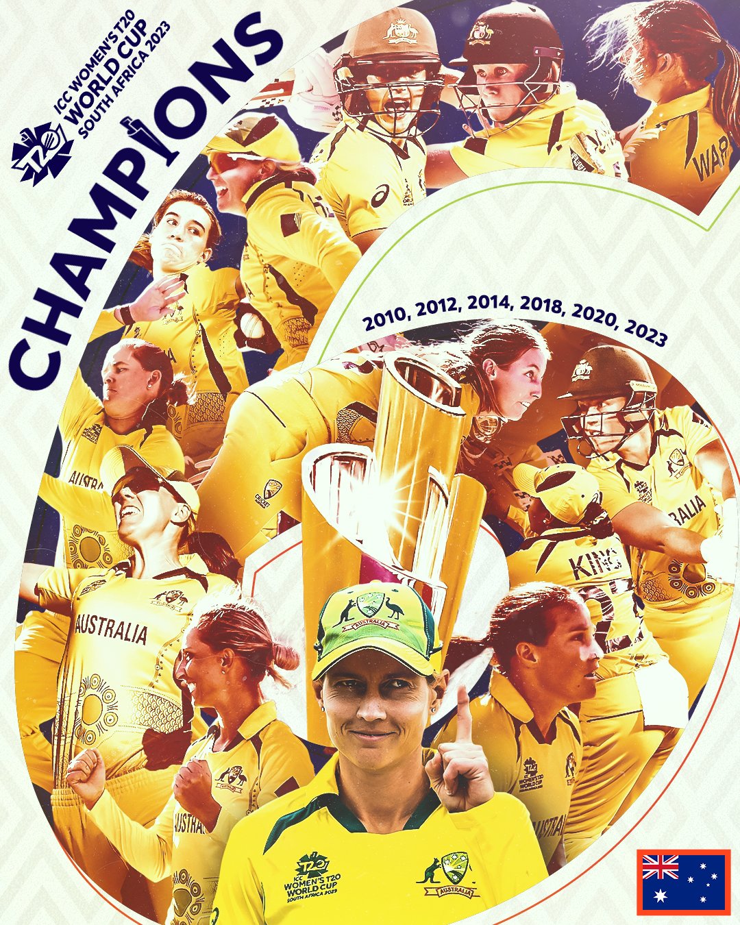 ICC on Twitter: "Awesome Australia have done it 🏆 They become Women’s #T20WorldCup champions for ...