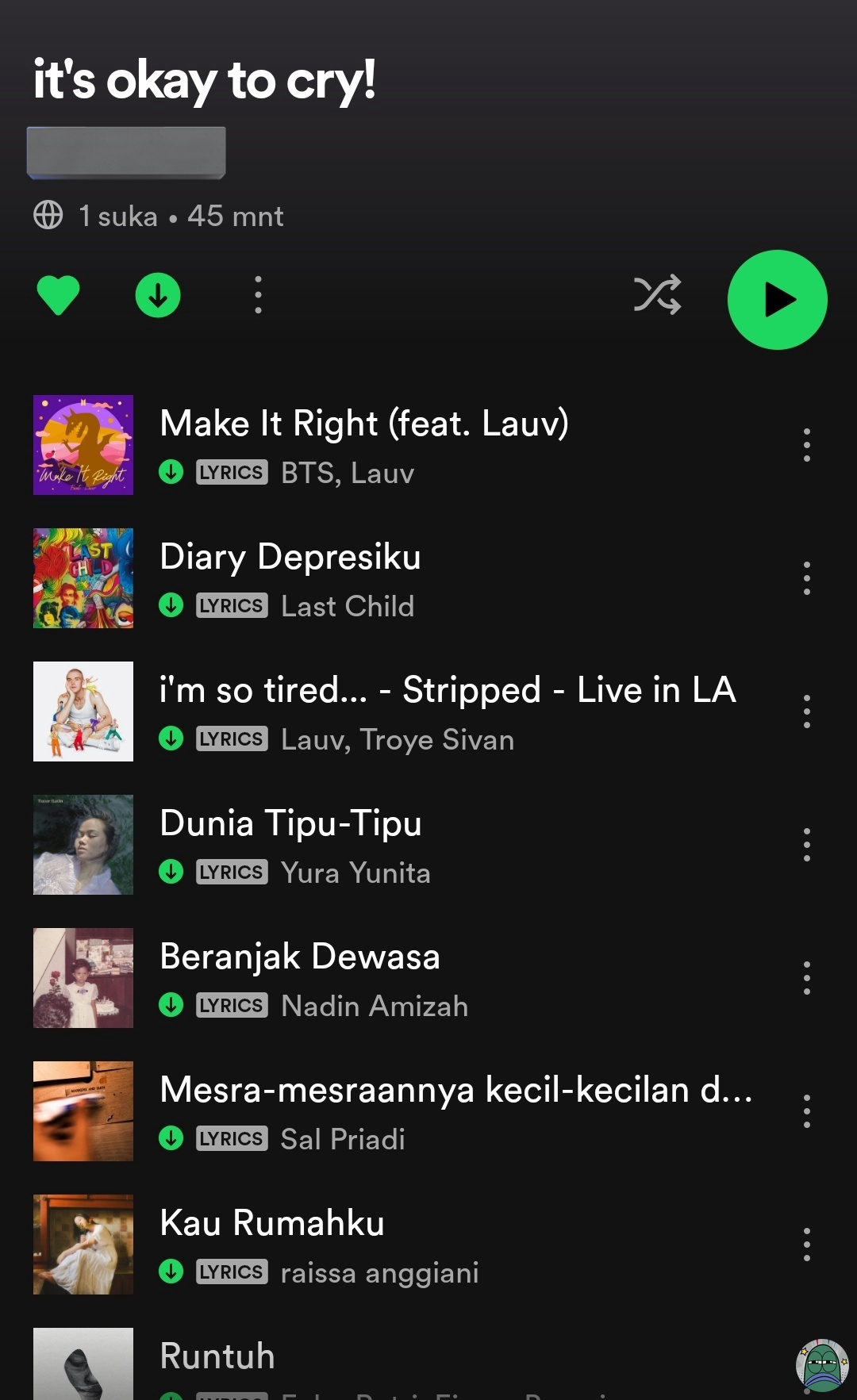 Tanyarl ㅡ 🚫 Rep OOT/JUALAN/LINK AFF on Twitter: "💚 spill lagu yang bisa ...