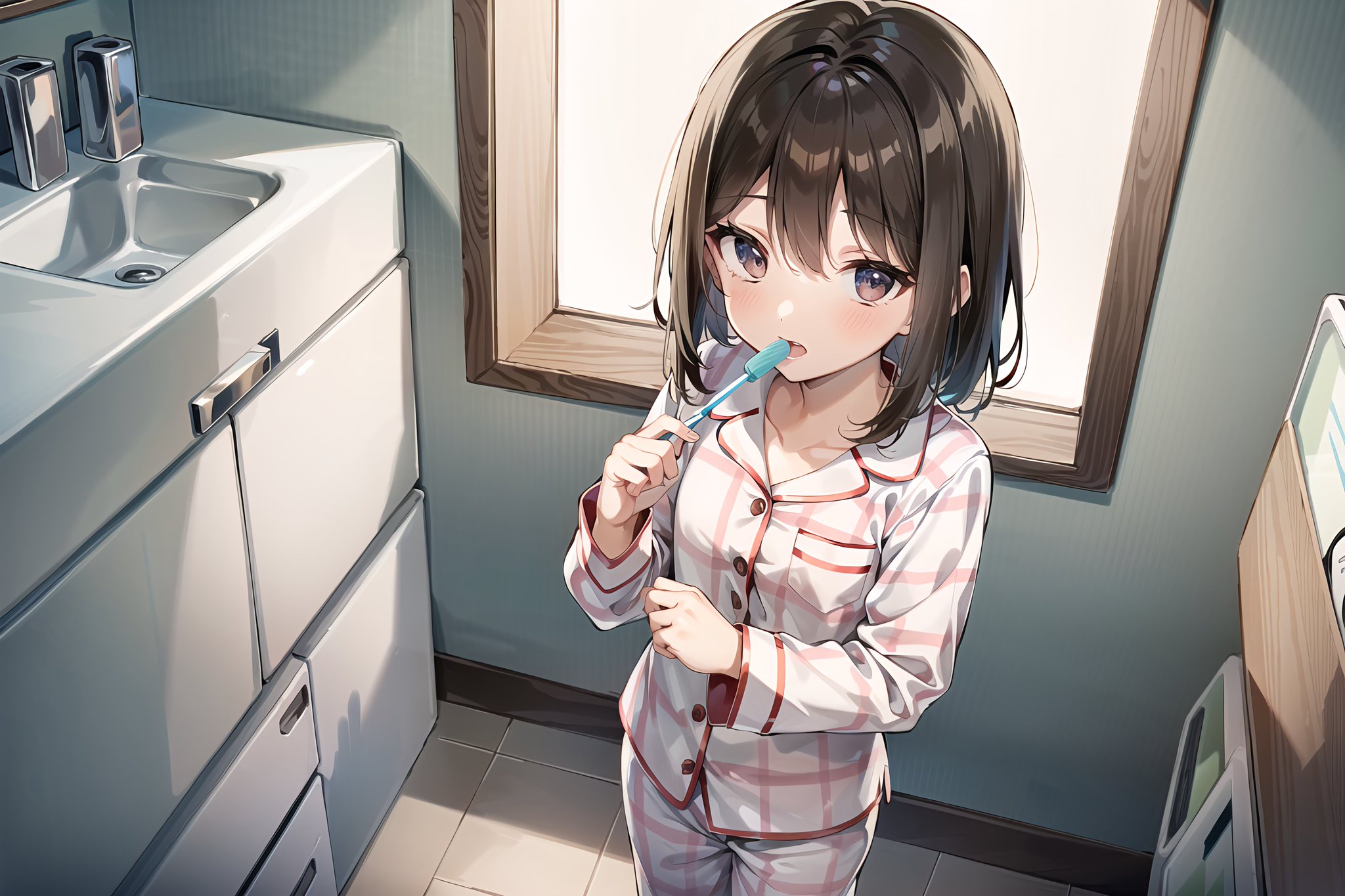 doctly on Twitter: "そろそろ歯磨きして寝ないとね #AIイラスト #AIart https://t.co/yv8J0lBzE2" / Twitter