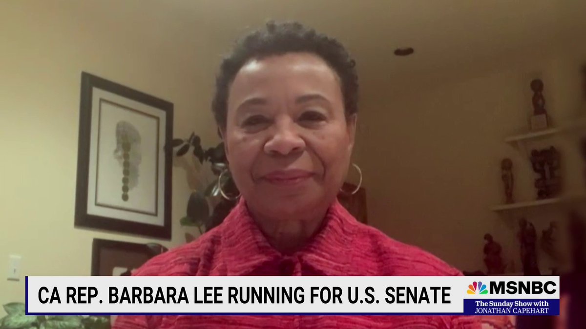 Unitewomenorg® On Twitter Rt Msnbc Watch Rep Barbara Lee