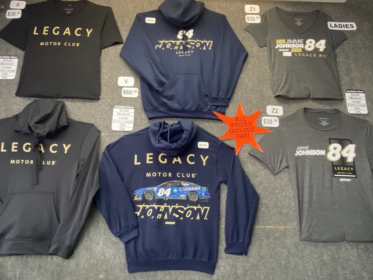 Jimmie Johnson and Legacy Motor Club put out some classy merchandise ...