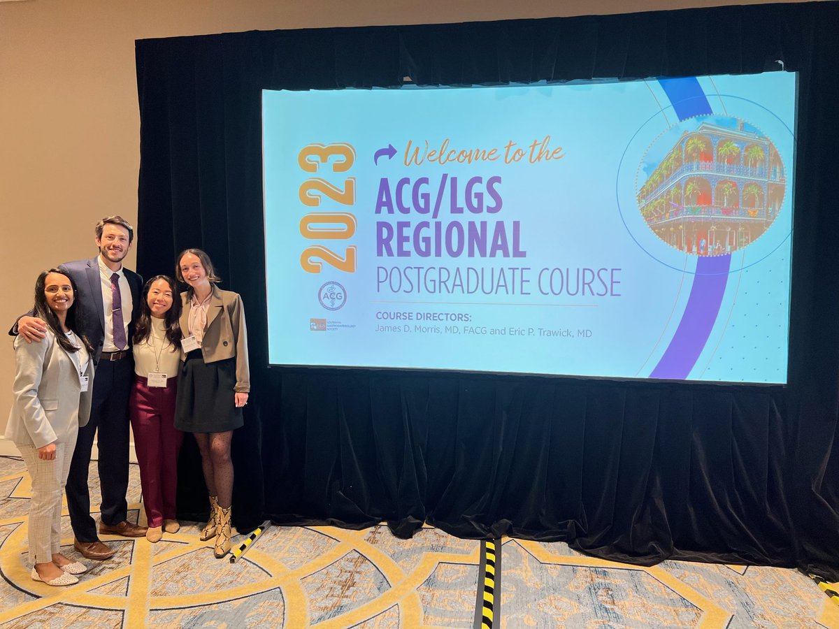 ACG on Twitter: "RT @tulanegastro: Congrats to our Tulane residents on their poster ...