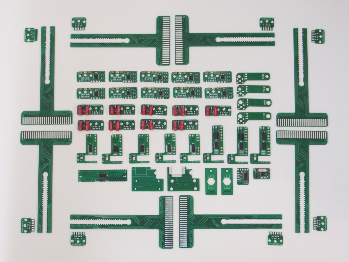 Consoles Unleashed / Jo on Twitter: "Today's batch of SEGA Master System mod kits. RGB video ...