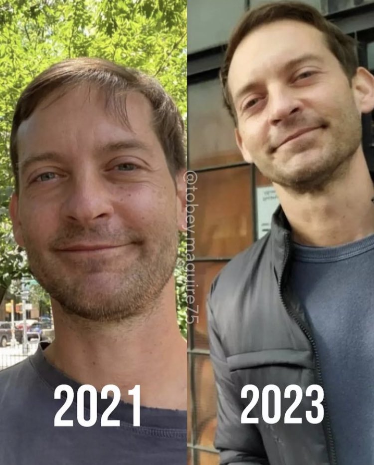 Tobey Maguire Facial Expressions