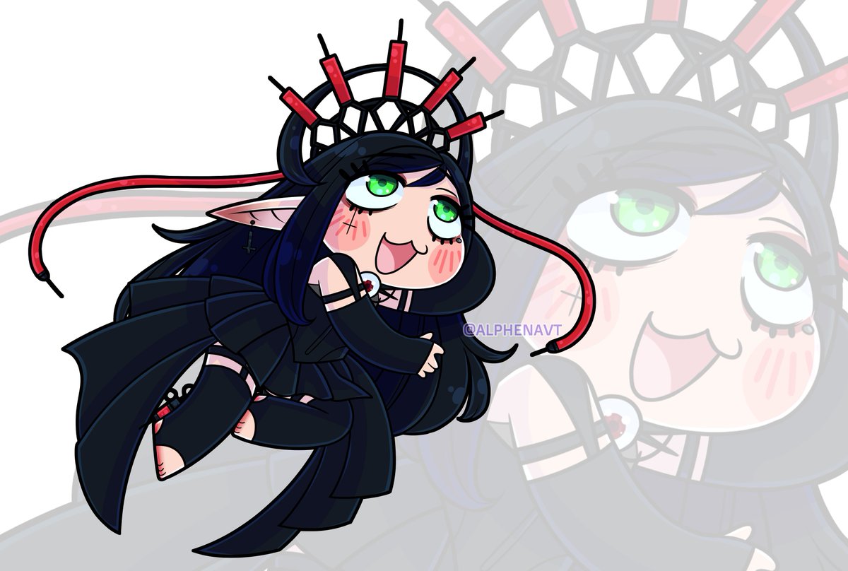 「GREMLIN #47 」|Alphena 🌌 Void Witch VTuberのイラスト