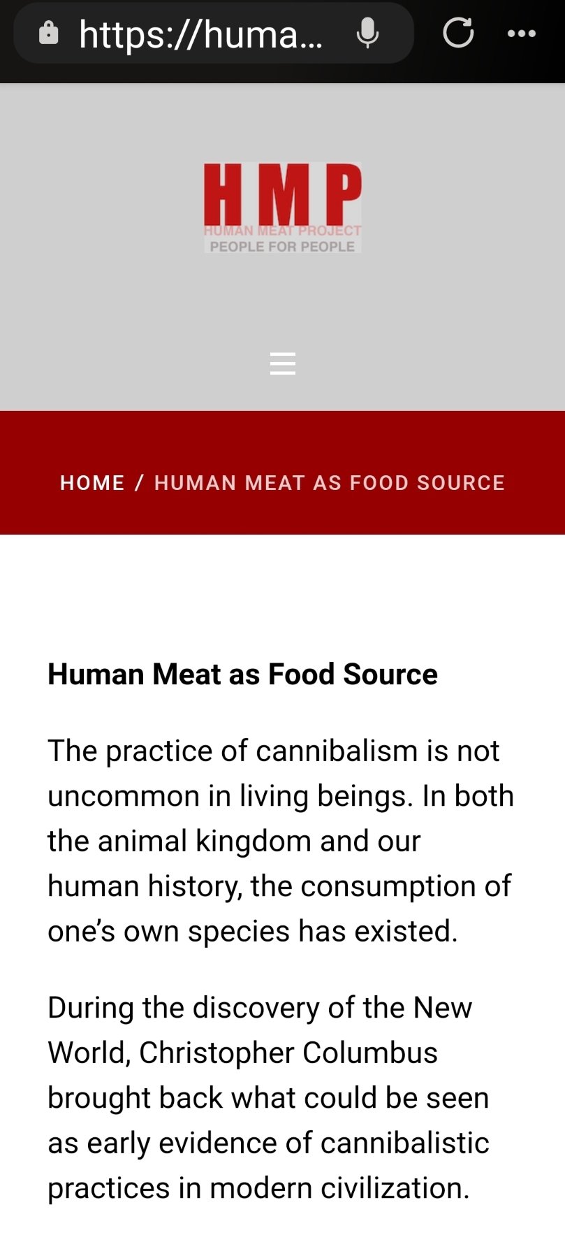 Mensenvlees Als Voedselbron? Wat Een Krankzinnige Wereld Momenteel, Wat ...