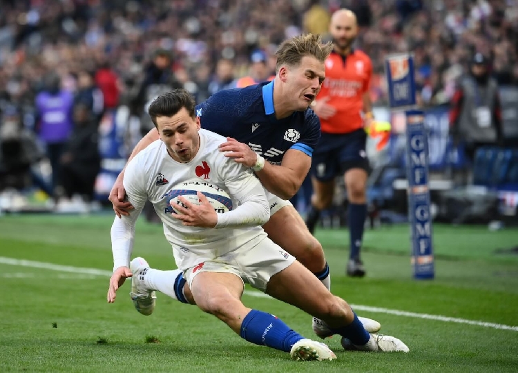 The Namibian on Twitter: "France full-back Thomas Ramos scored 17 points to end Scotland's hopes ...