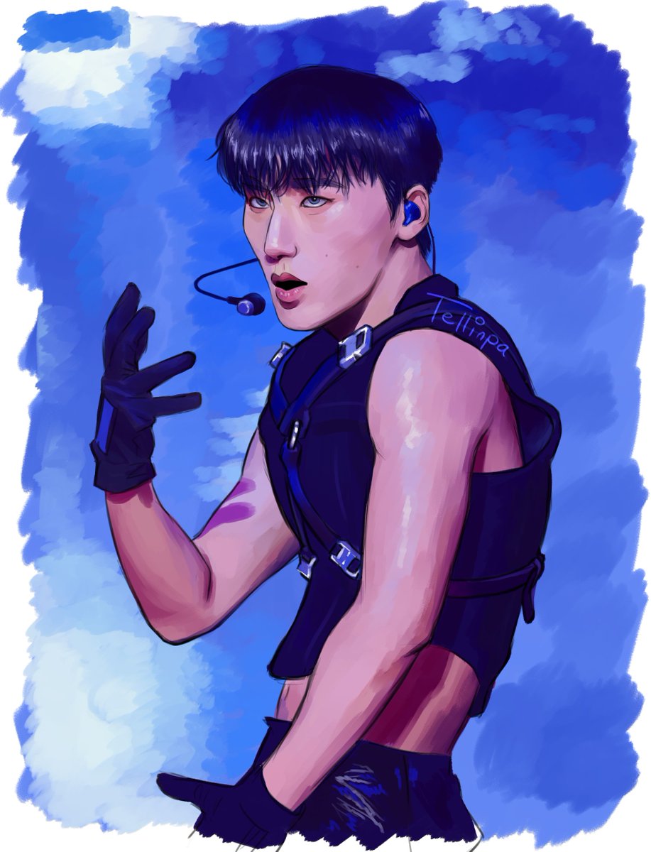 「i'm seeing ateez live in copenhagen.... 」|Tellinpa (Felix) 🏳️‍🌈🇸🇪のイラスト