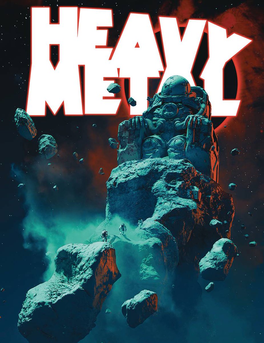Also the proud cover of Heavy Metal #」|Pascal Blanchéのイラスト