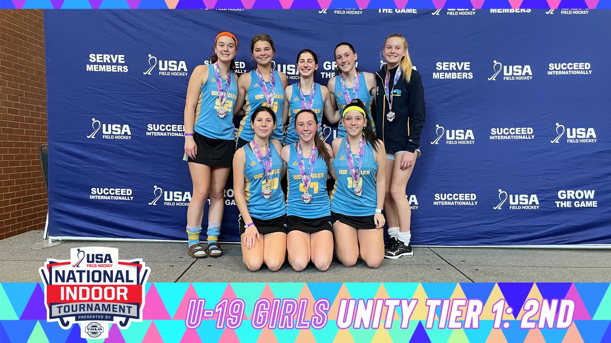 USA Field Hockey on Twitter: "And the final tier winners of the 2023 U-19 Girls National Indoor ...