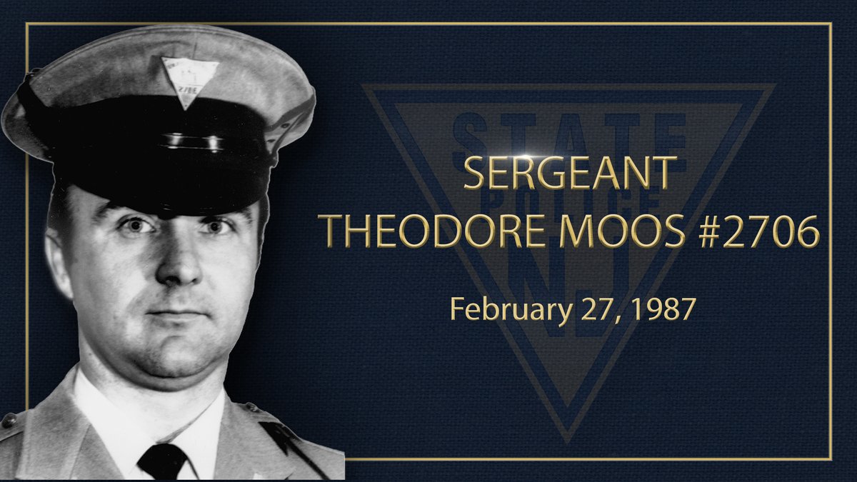 Njsp State Police On Twitter Today We Remember Sergeant Theodore