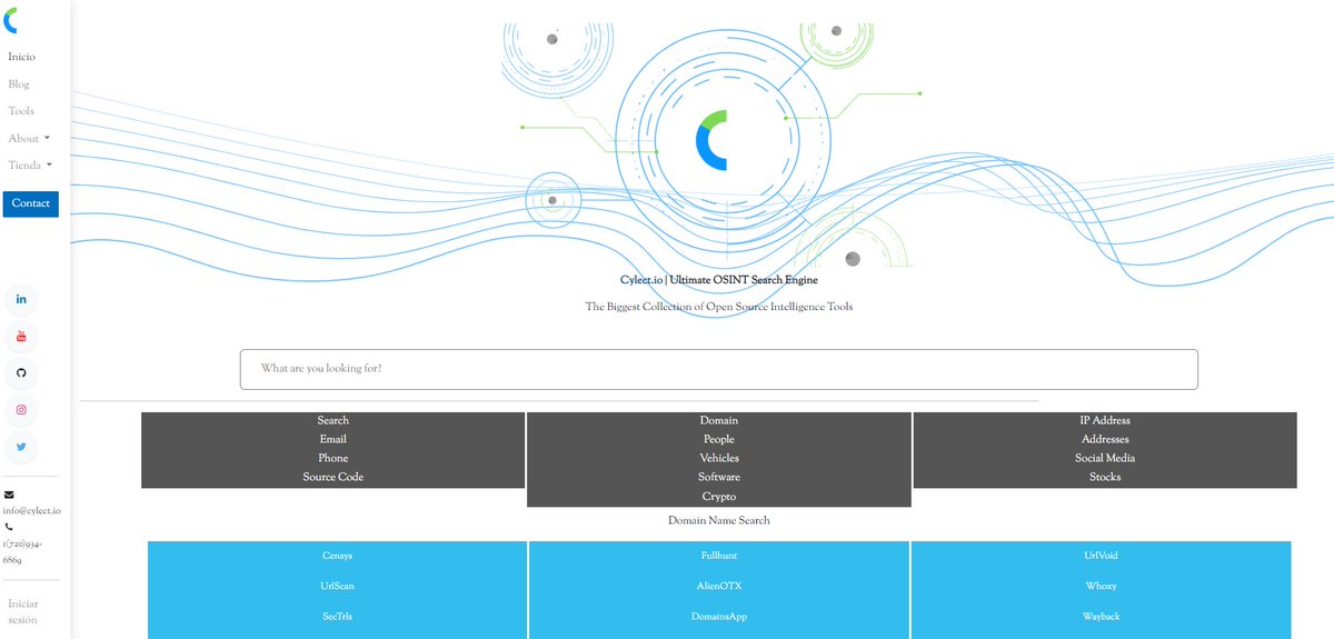 👾DFIR💻 on Twitter: "RT @ManuelBot59: 💥Una poderosa Herramienta Web #OSINT para sus trabajos de ...