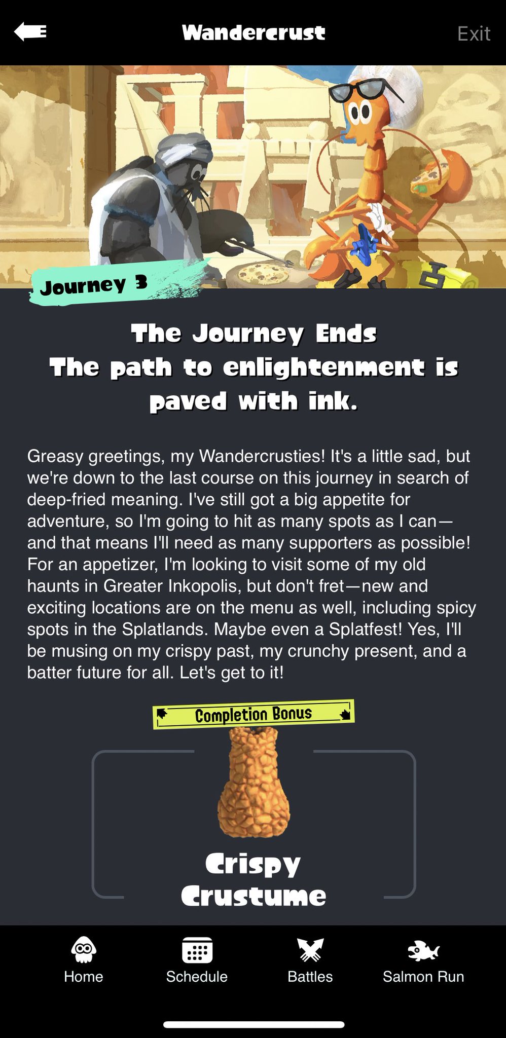 OatmealDome on Twitter: "[Splatoon 3] A new Wandercrust journey will be added in Fresh Season ...