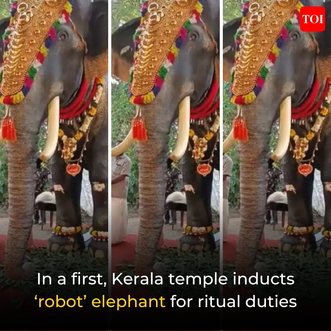In a first, Kerala temple inducts ‘robot’ elephant for ritual duties The ‘nadayiruthal’ ritual ...