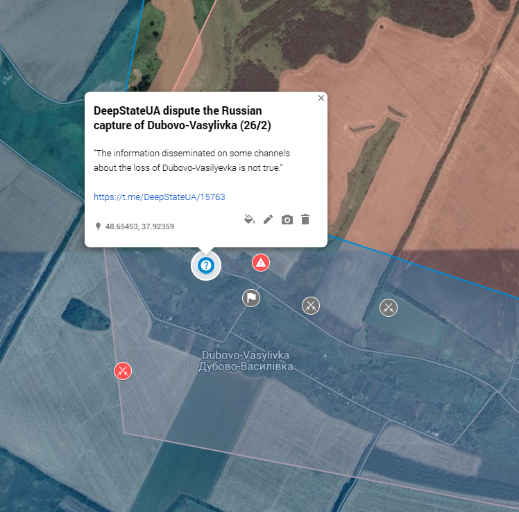 Defense Politics Asia on Twitter: "Rybar corroborated the Russian capture of Dubovo-Vasylivka ...