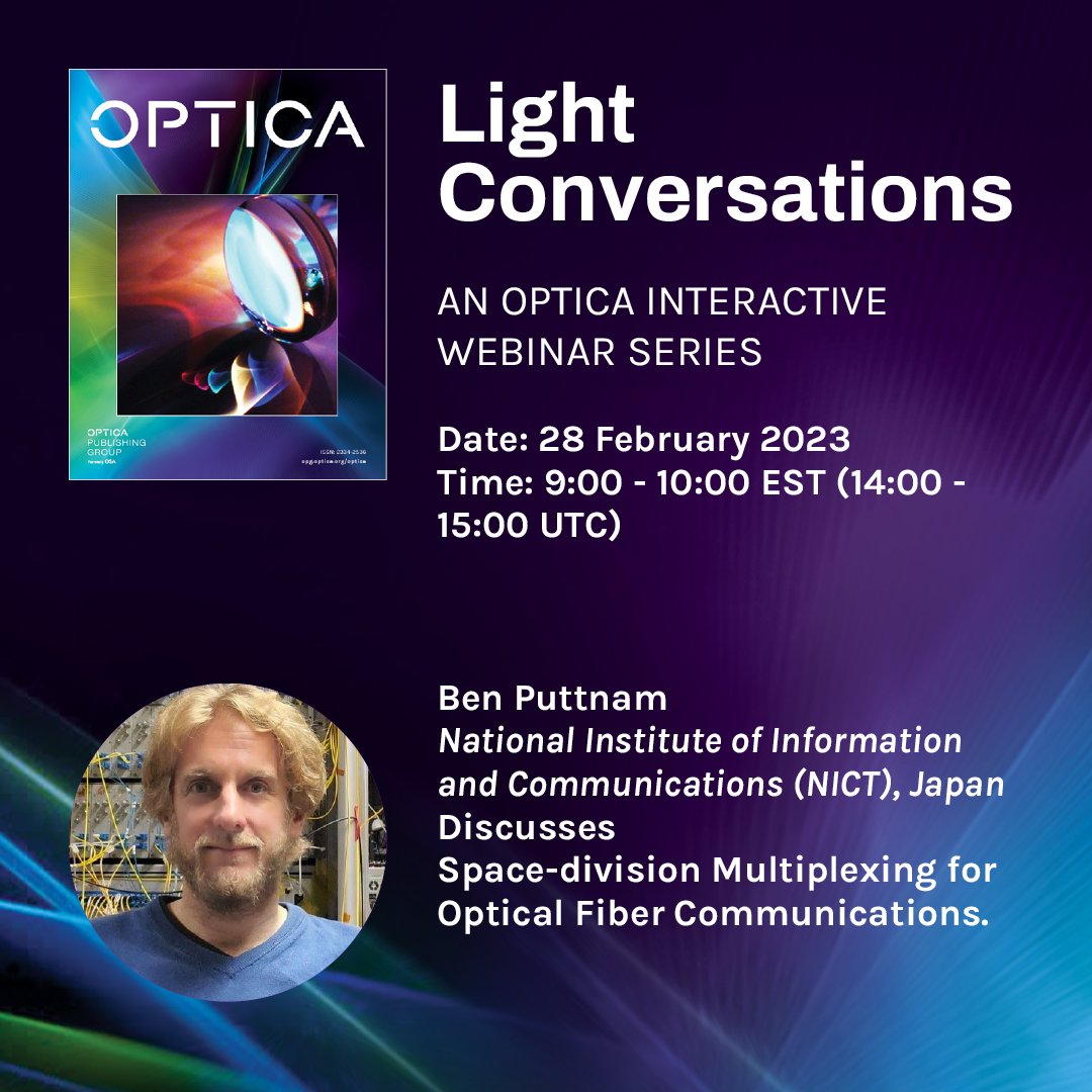 Optica Publishing Group on Twitter: "Join us on Tuesday, 28 February, as #OPG_Optica Assistant ...
