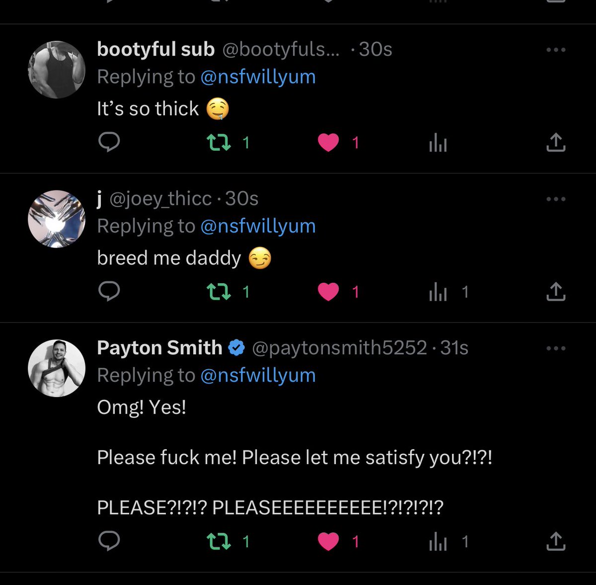 nsfw will (Switch Daddy) on Twitter: "Hungry boys 😈😈😈 #horny @bootyfulsub @joey_thicc ...