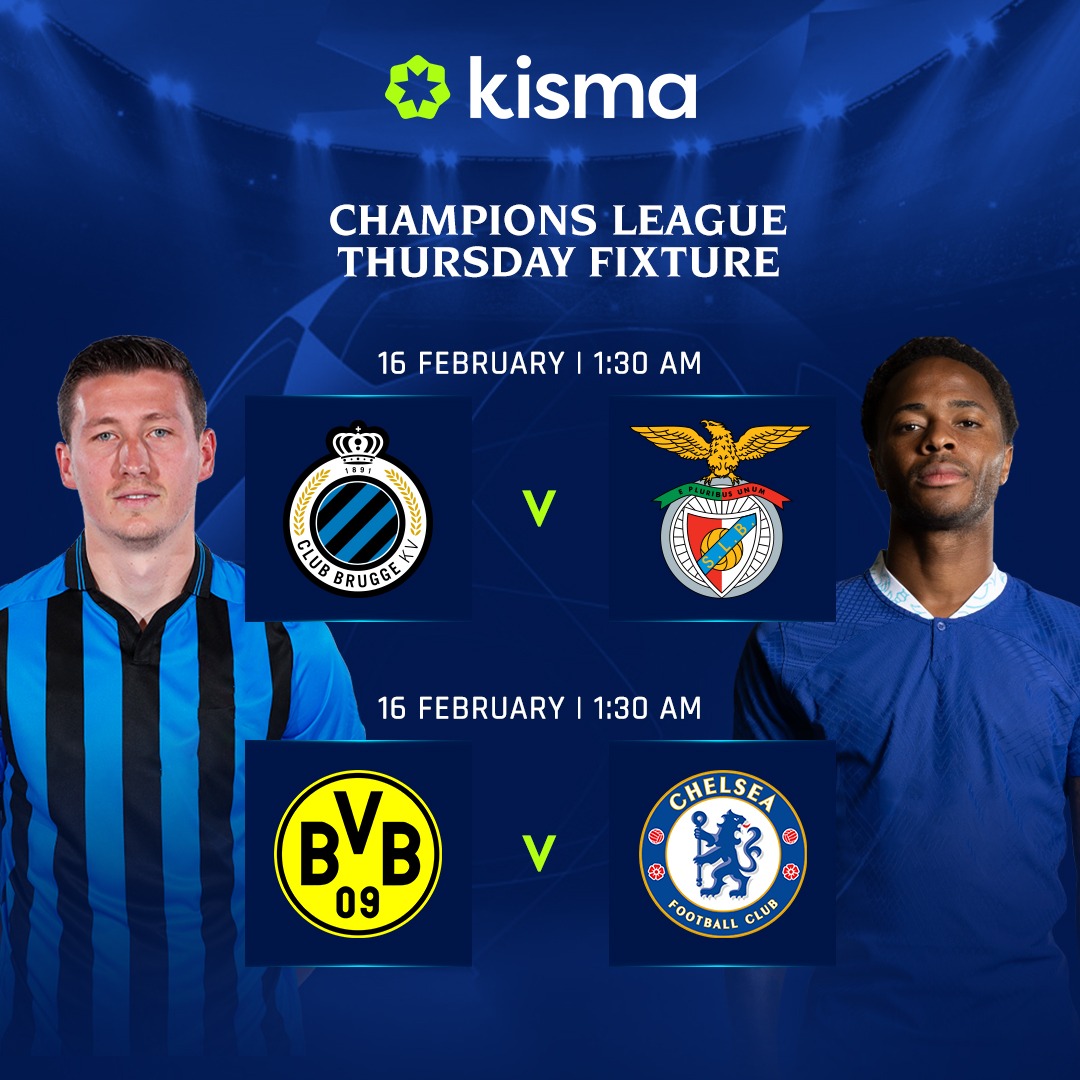 Kisma Global on Twitter: "The tournaments played by the victors 😎 🅰️. Club Brugge 👑 🆚 SLB 🦅 🅱️ ...