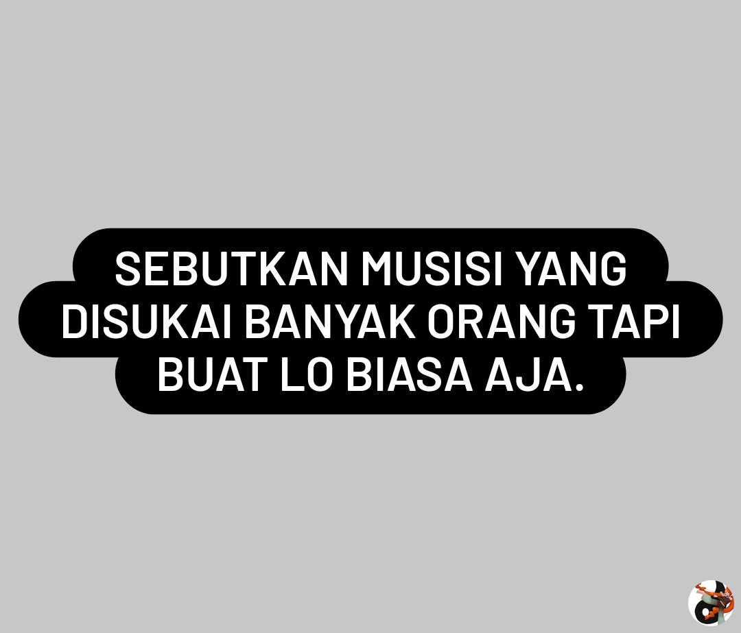JAPANFESS TERANG on Twitter: "Setiap orang emang beda selera. Tapi disuksi yuk siapa musisi *jpf ...