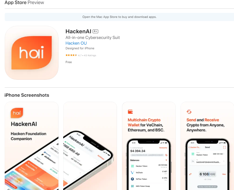titterboy on Twitter: "RT @CrabalCrypto: HackenAI APP Try its advantages! Crypto Wallet Stake ...