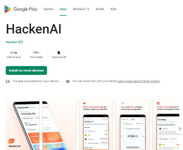 titterboy on Twitter: "RT @CrabalCrypto: HackenAI APP Try its advantages! Crypto Wallet Stake ...
