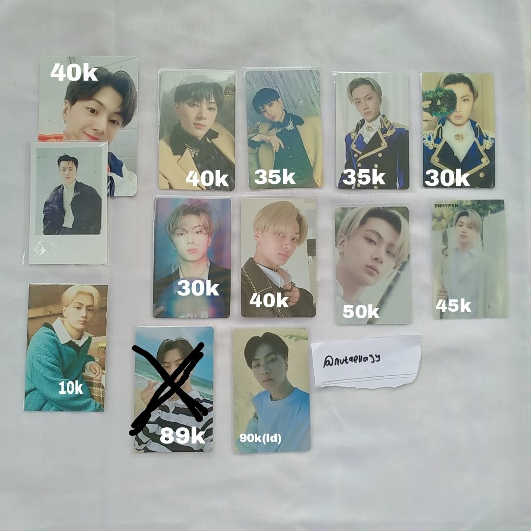 Nalla on Twitter: "[Help RT/ Like] Wts // want to sell °aab PC enhypen 💌condi by dm Keep event ...