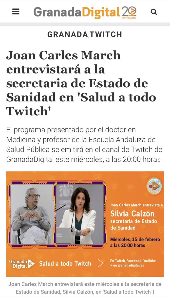 Pedro Soriano Enfermero En Red 🏳️🌈 On Twitter Rt Joancmarch Hoy Entrevistaré A La