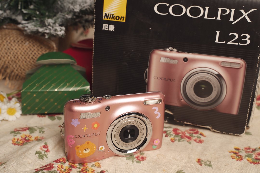 —𝑻𝑿𝑿𝑿 𝑭𝒊𝒍𝒎— on Twitter: "Nikon Coolpix L23 (New Box มือ1)pink body เป็นกล้องคอมแพคดิจิตอลขนาด ...