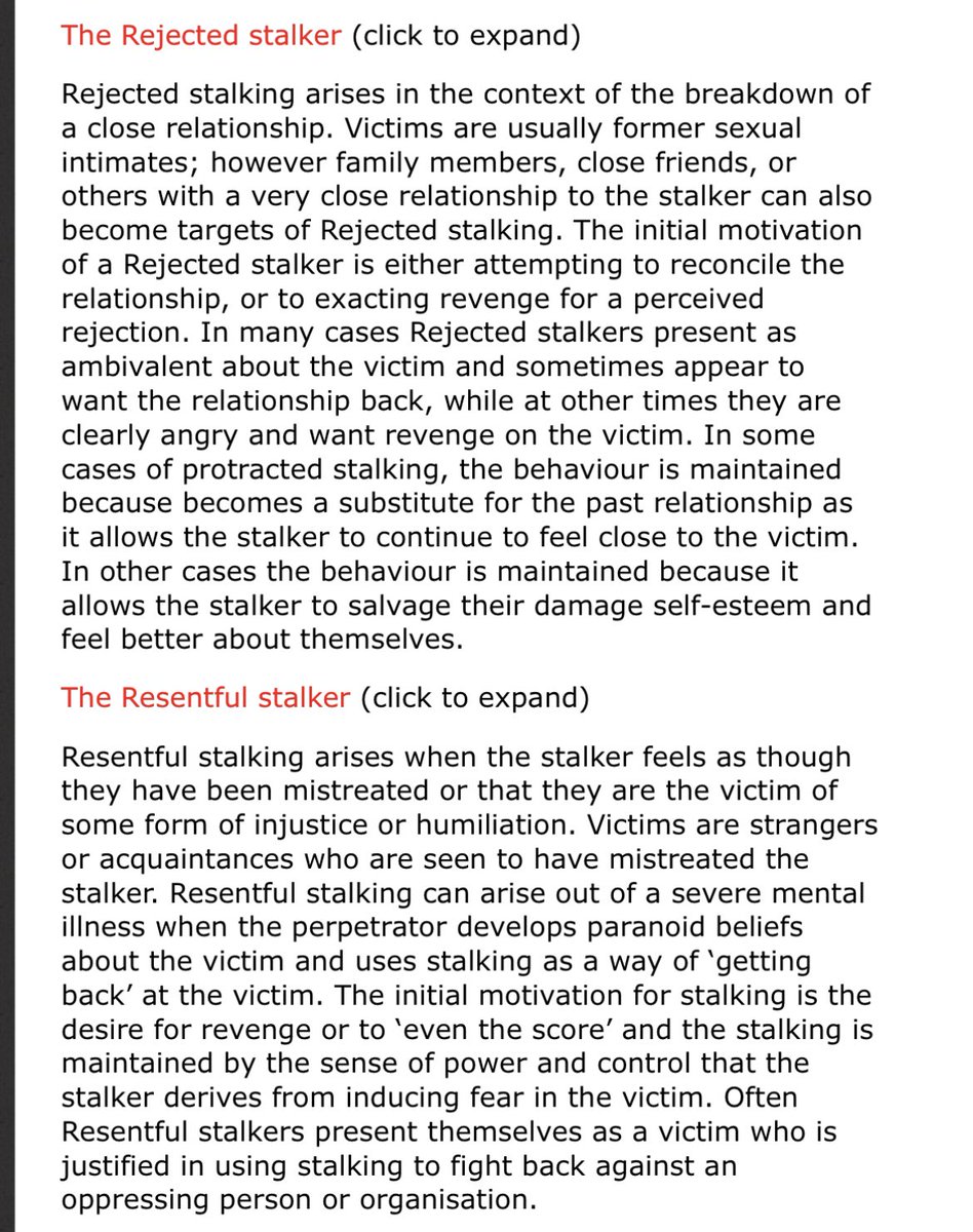 Kat Tenbarge on Twitter: "A lot of people fail to recognize stalking ...