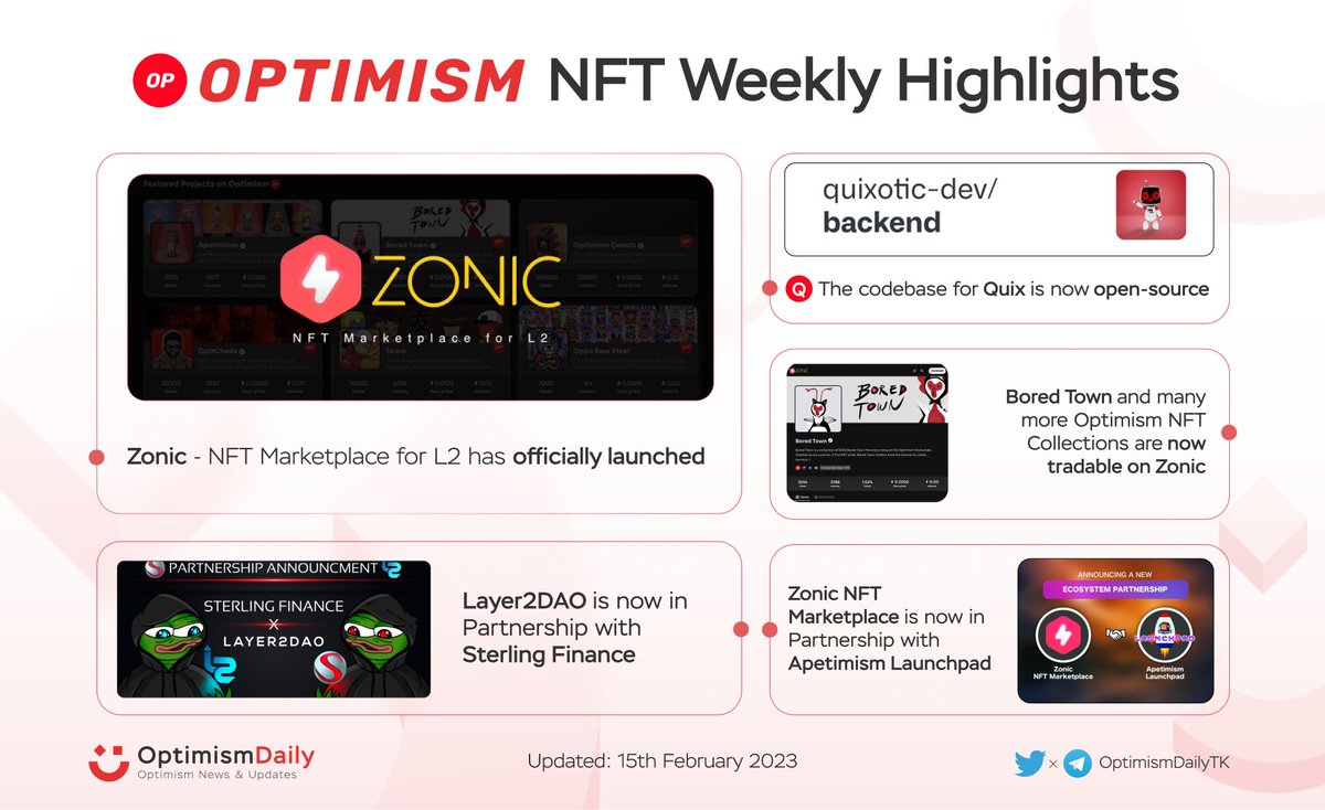 FunnyMoney.L2| 🌎NFTΞarth (💙,🧡) 🛸🏰🐰🌘 on Twitter: "RT @OptimismDailyTK: #Optimism NFT Weekly ...