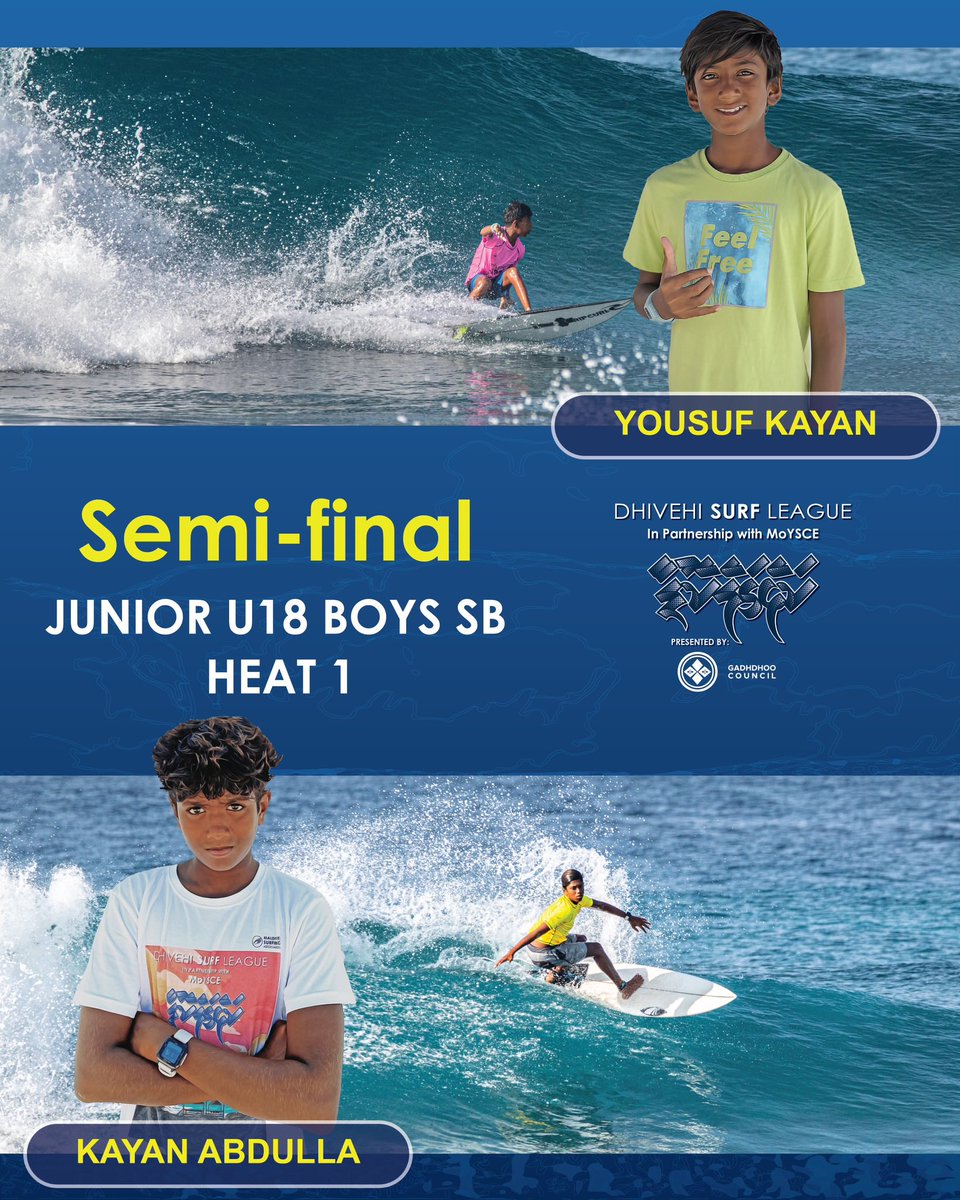 Ooredoo Maldives on Twitter: "RT @MSAsurfing: Jr U18 Boys Semi ...