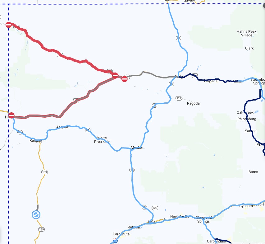 CSP_MCSAP on Twitter: "RT @CSPPOE_Loma: Drivers in Northwestern Colorado, US 40 CLOSED from ...
