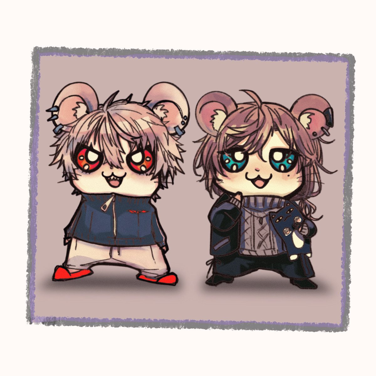 「とっとこのわ 」|yaeba🦷のイラスト