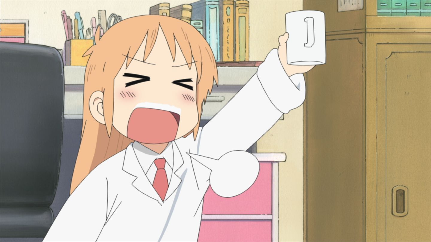 Nichijou Laughing Gif