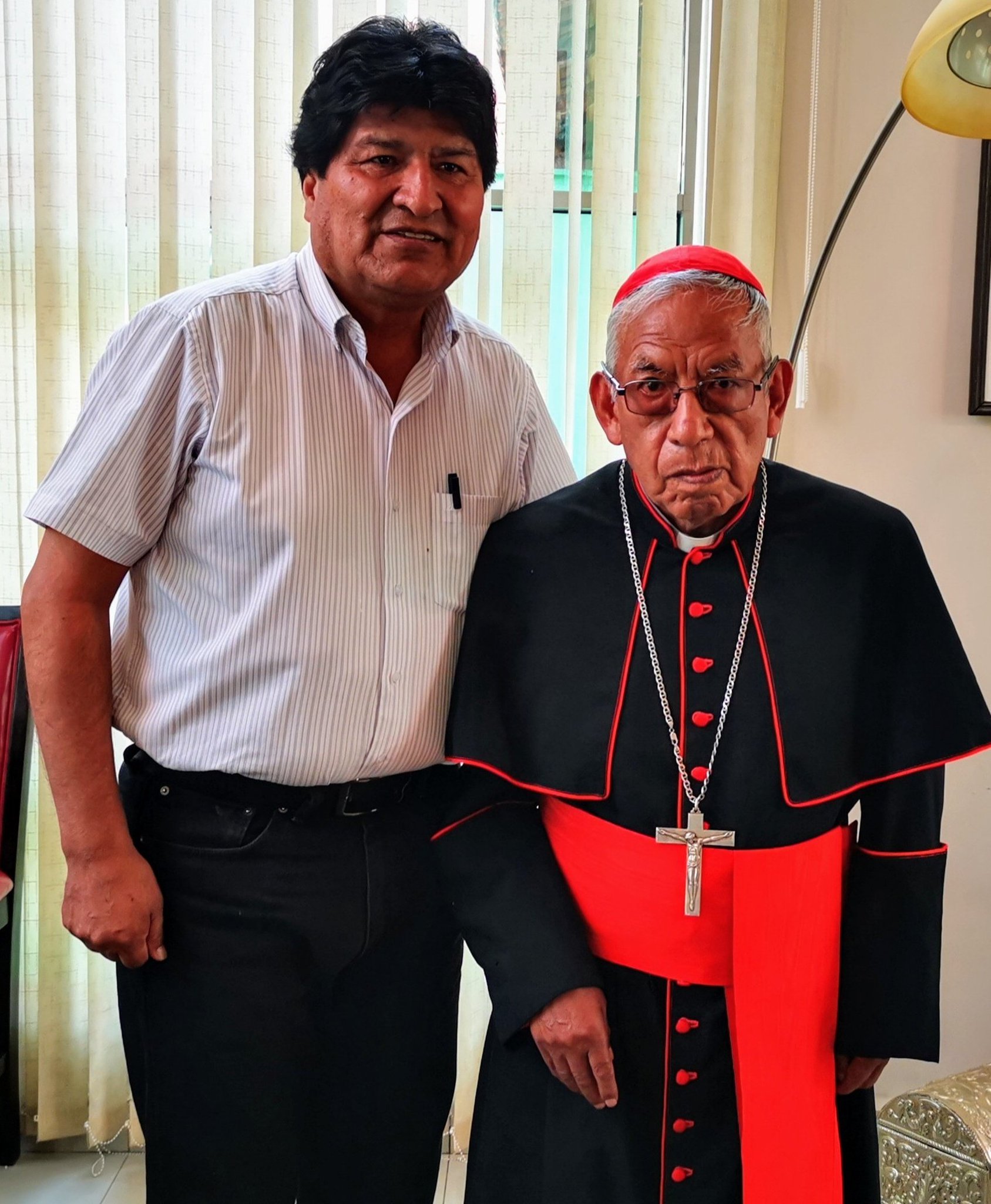 Evo Morales Ayma on Twitter: "Nuestra solidaridad con el hermano Cardenal Toribio Ticona ...