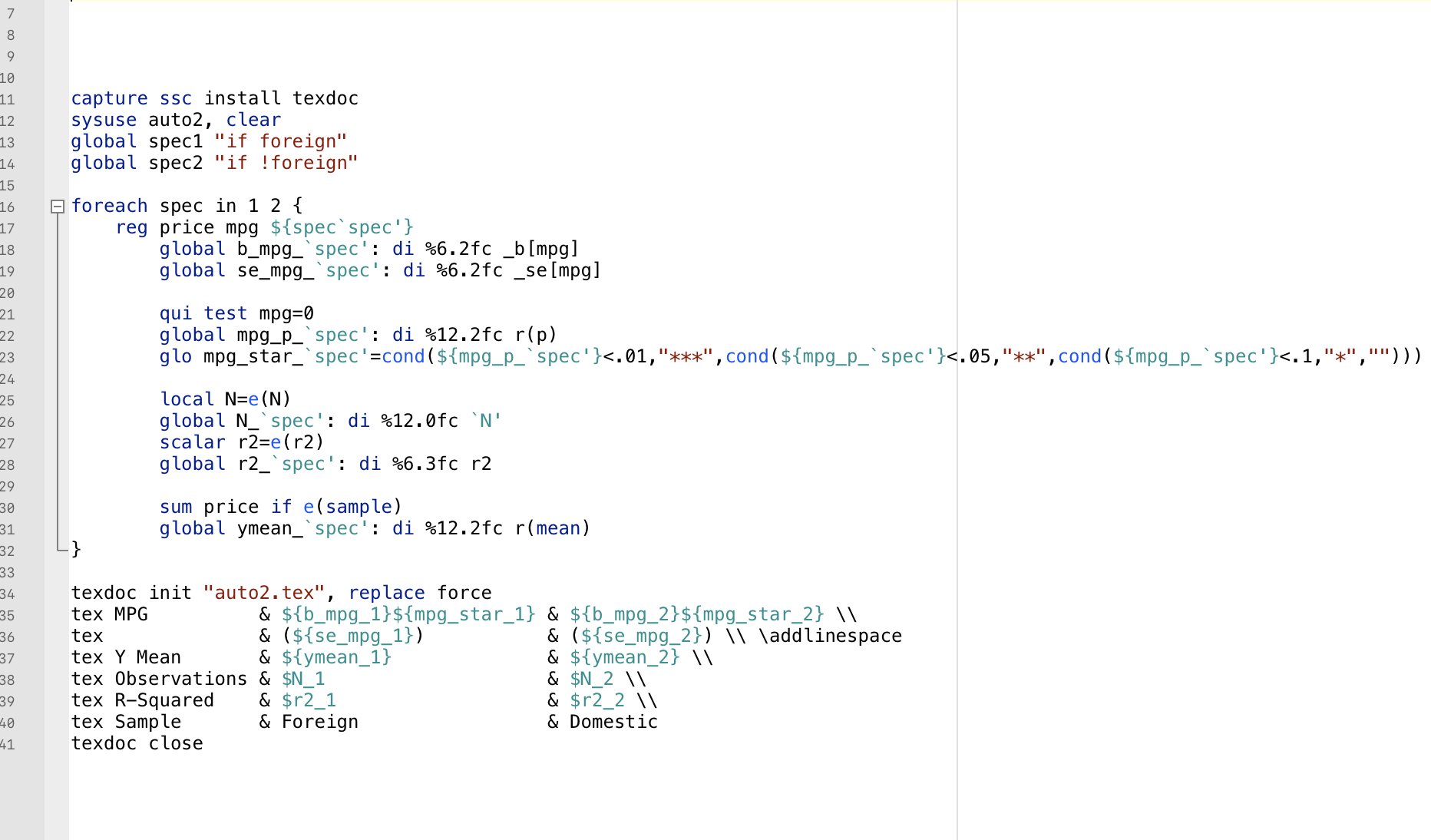 Todd Jones 🦊 on Twitter: "Quick @Stata and #LaTeX tip: an alternative to "estout", "outreg2 ...