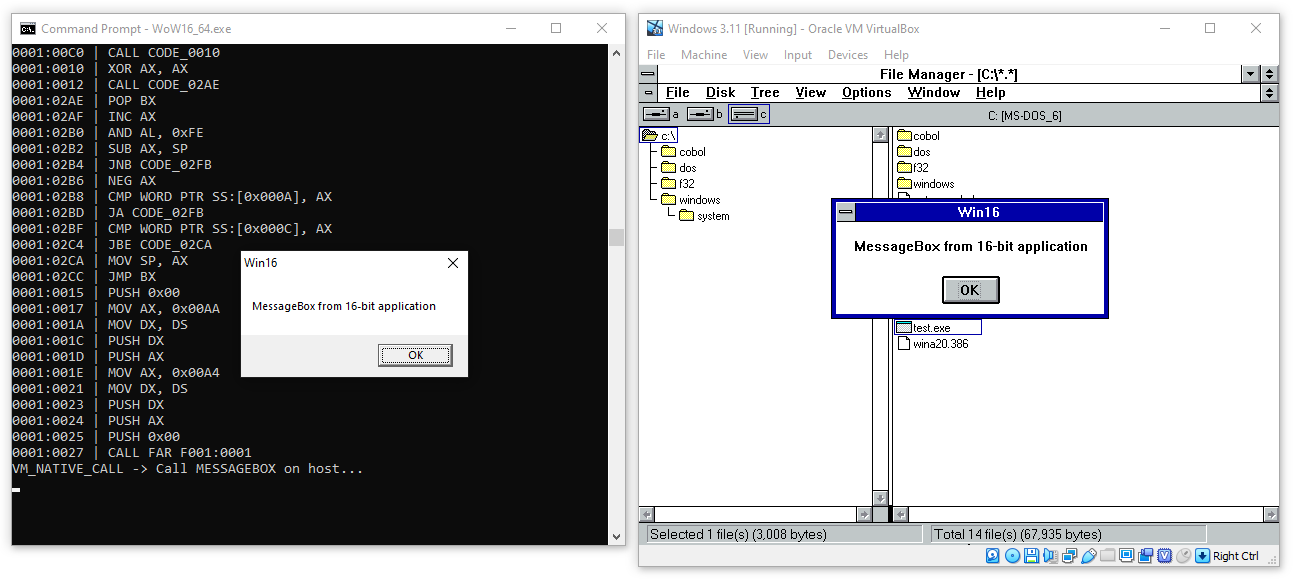 x86matthew on Twitter: "i have been writing a windows 3.1 emulator in my spare time over the ...