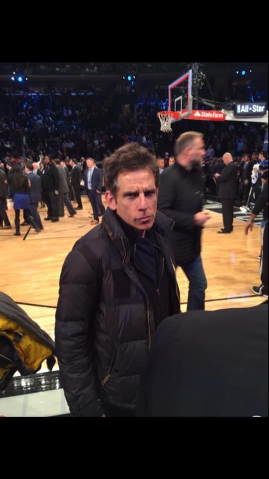 Knicks Memes on Twitter: "8 years ago today. Was sitting behind @BenStiller at the All-Star Game ...