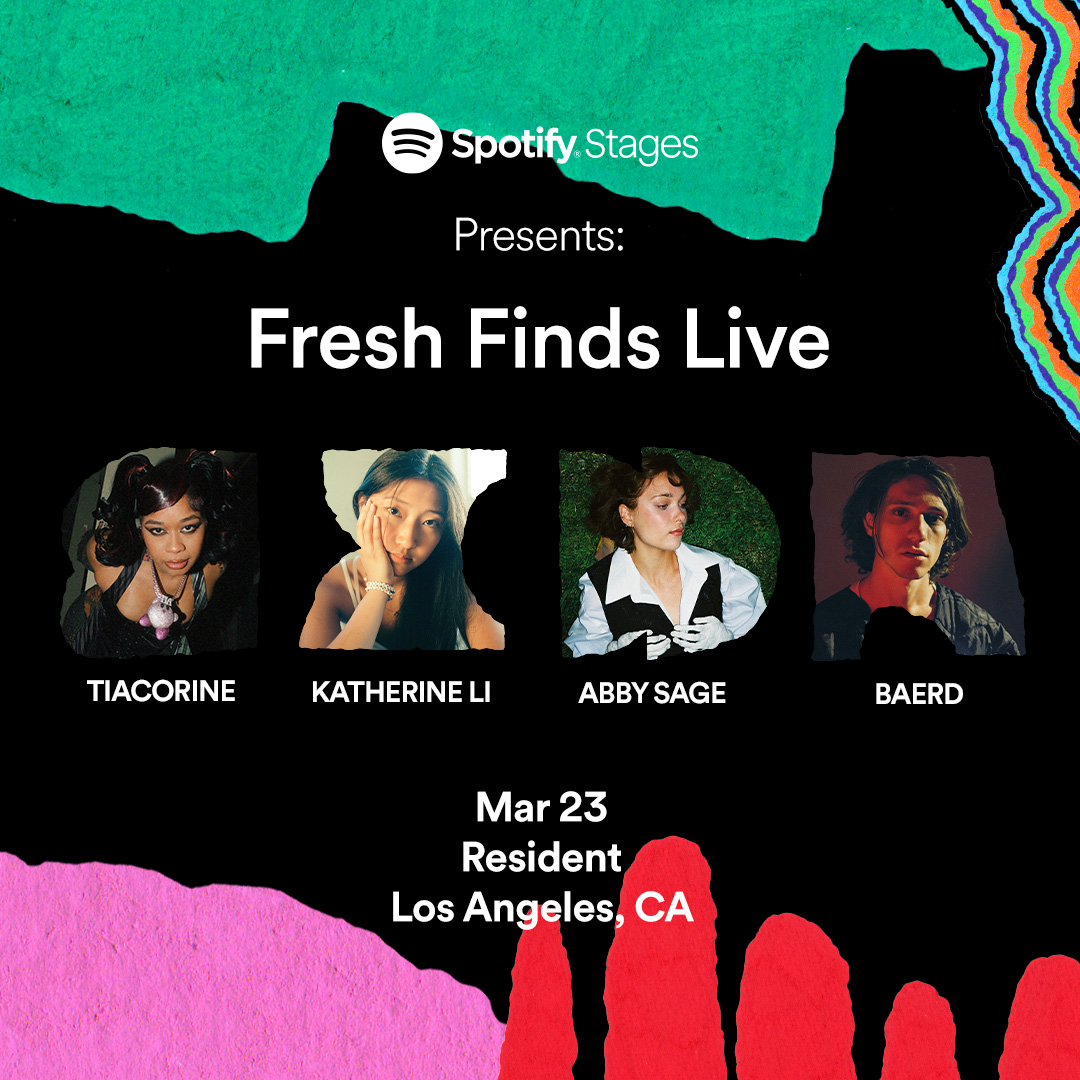 Spotify Stages on Twitter: "Spotify Stages presents the first ever Fresh Finds Live show ...