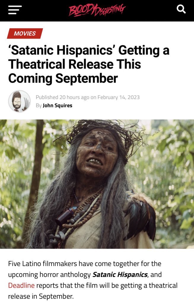 Lotusland Comics 📚 on Twitter: "RT @HorrorGuerrero: Our movie is getting THEATRICAL RELEASE ...