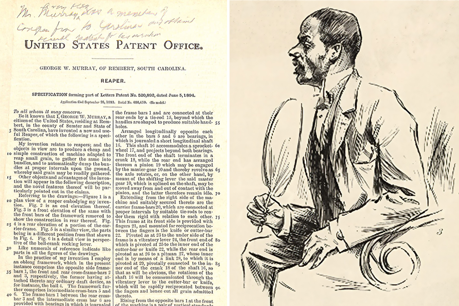 USPTO on Twitter: "In 1894, U.S. Representative George Washington Murray, an inventor himself ...